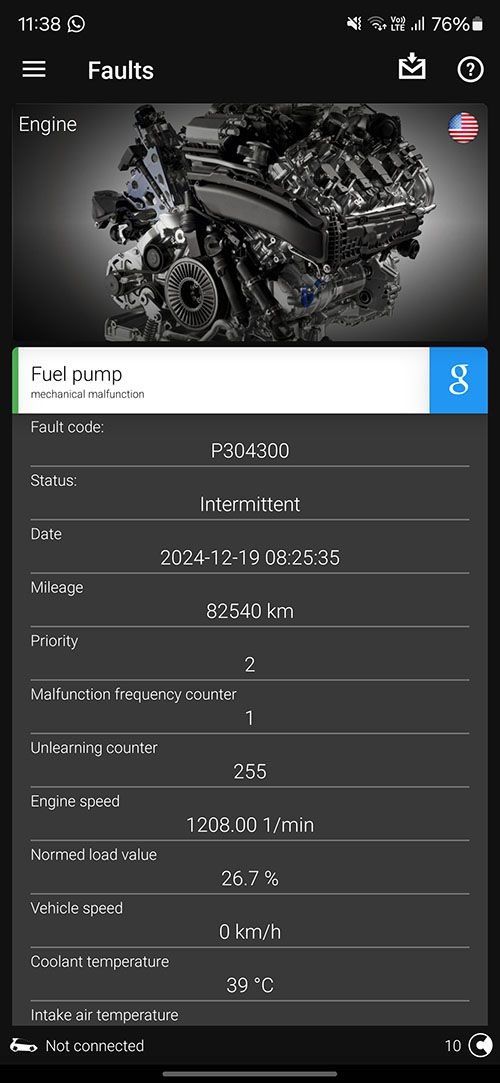 Fuel Pump mechanical error issue - AudiWorld Forums