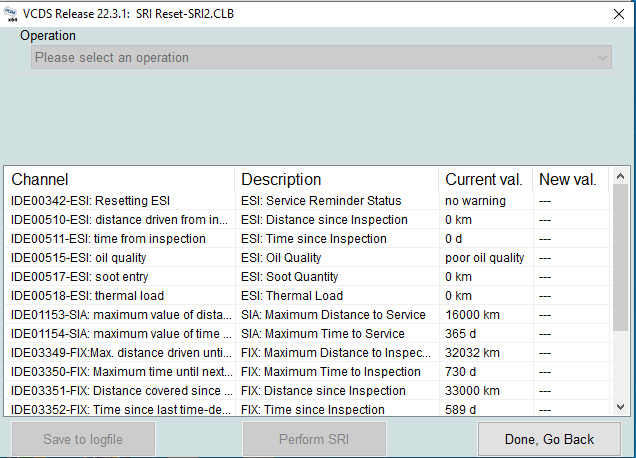 Unable to reset SRI ( Service Due ! ) Audi Q7 2019 - AudiWorld Forums