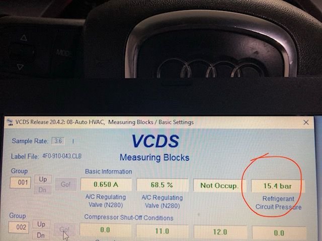 HVAC malfunctioning / car overheated / Fault codes 006449/P1931..Defective FCU - AudiWorld Forums