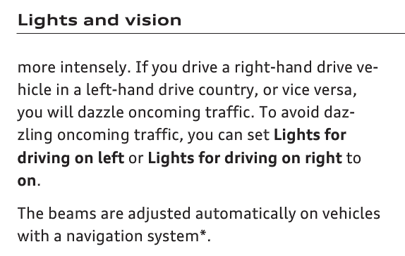 UK: European Driving: RHD vs. LHD - AudiWorld Forums