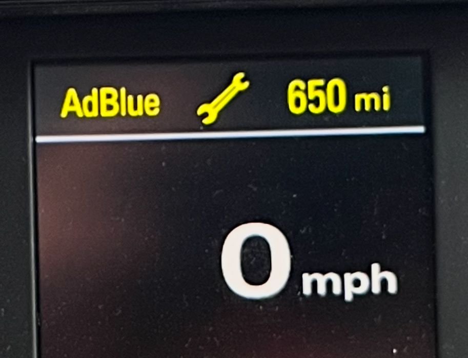AdBlue 650m - warning. + P20E900 & P204B00 - AudiWorld Forums