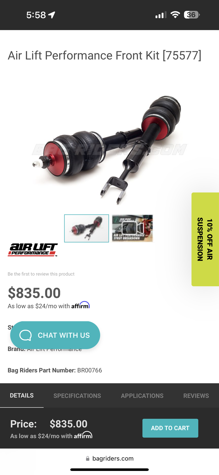 Airlift V2 Air Ride Kit for Audi A6/C6 (2005-2011) - AudiWorld Forums