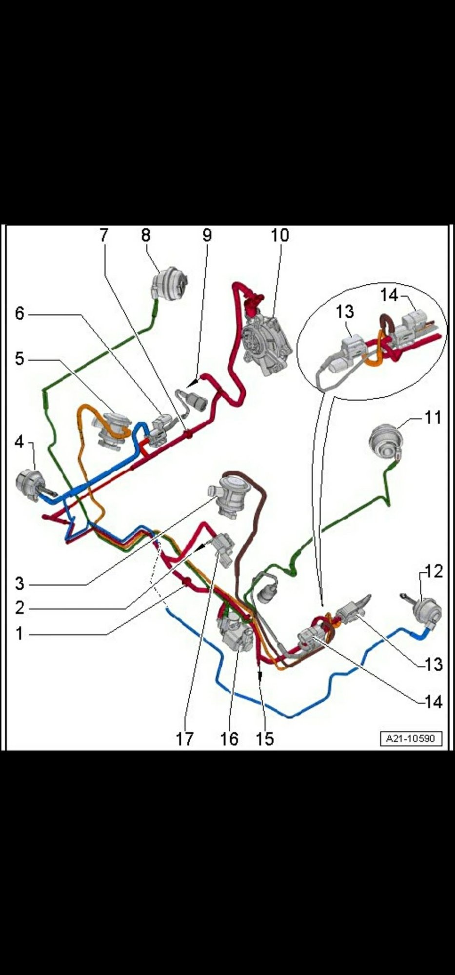 Audi A3 Vacuum Hose Diagram at Jade Dennys blog