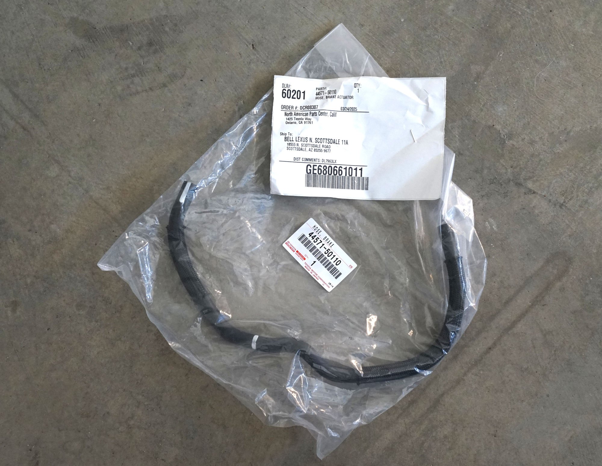 BRAND NEW OEM Lexus Brake Actuator + 3 Hoses (LS460/LS600h) - Part ...