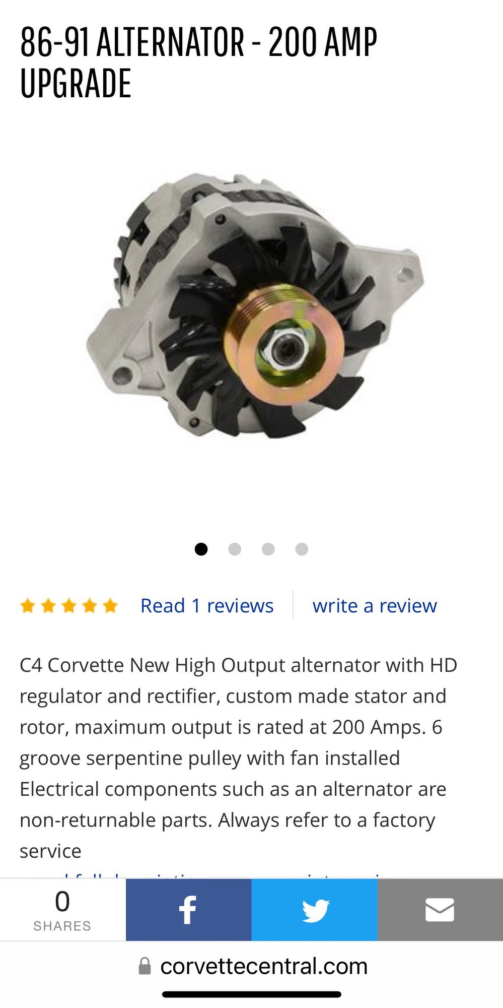 C4 Corvette CS144 Alternator Upgrade Write Up - CorvetteForum ...