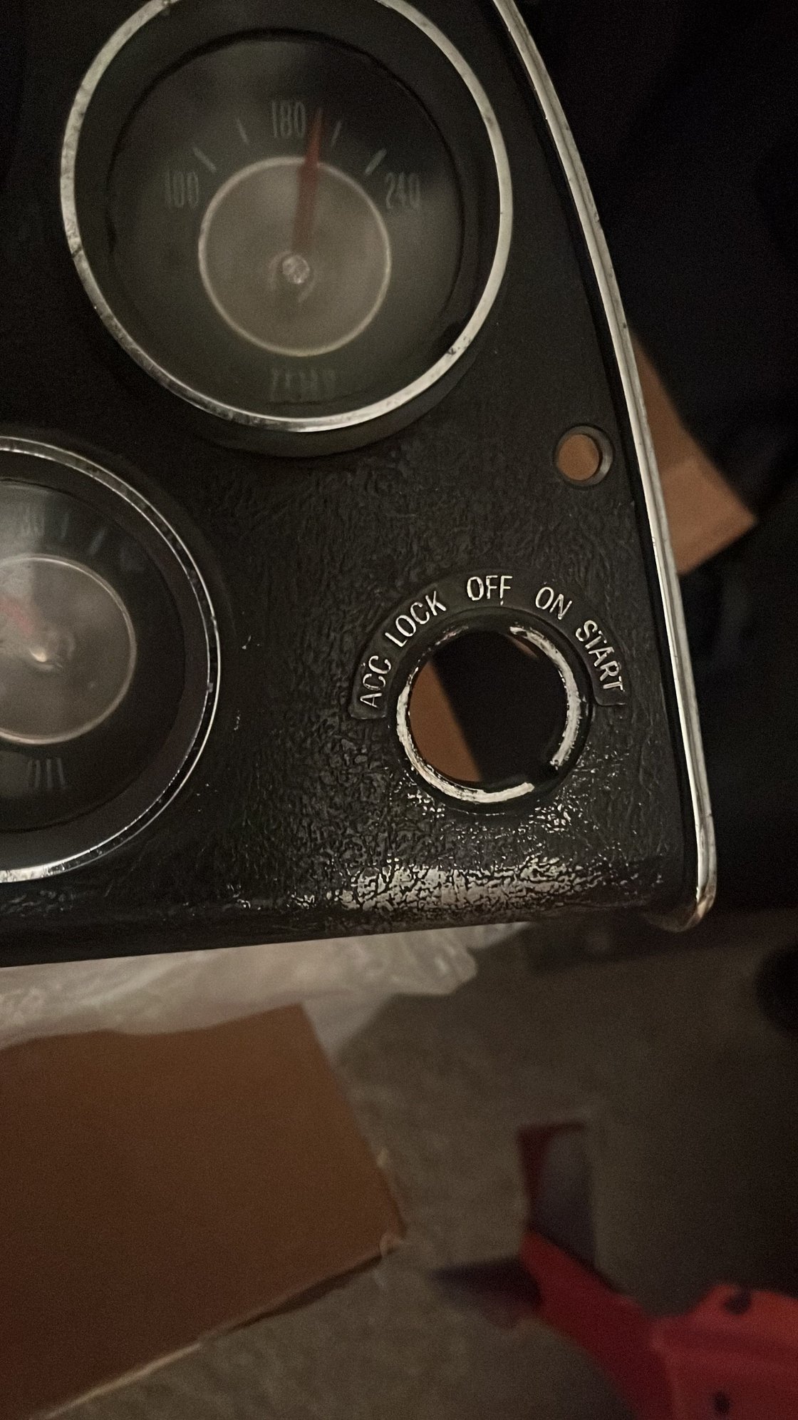 C2 '64 Instrument Cluster Surround Panel - Cracked - CorvetteForum ...