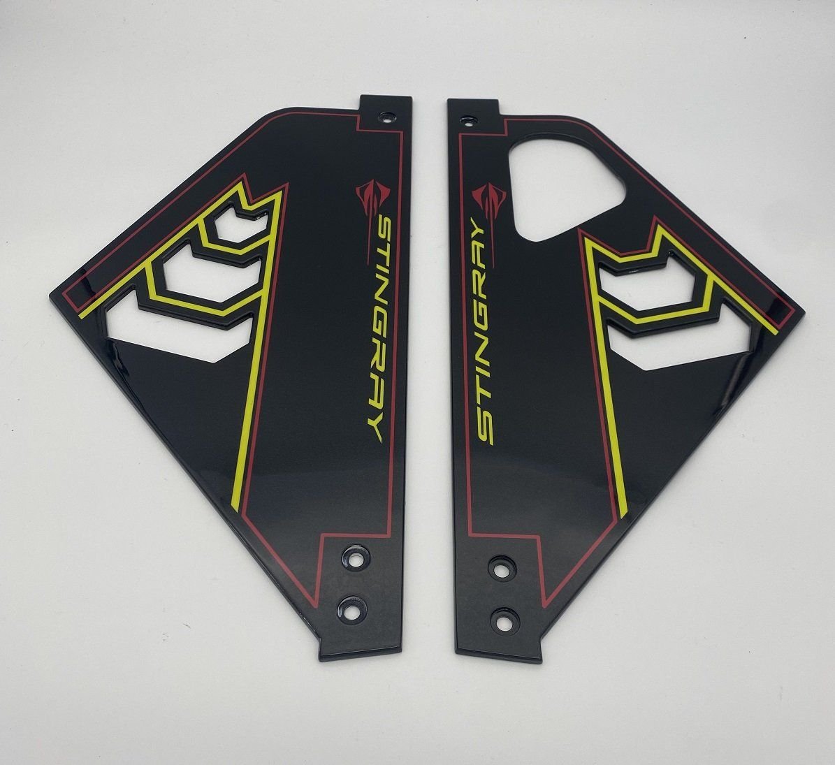 2020-2023 c8 corvette painted engine appearance package w/gm logos ...