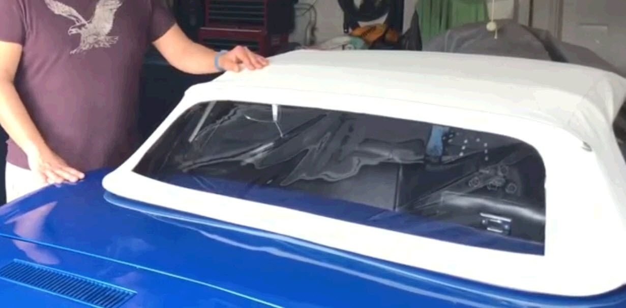 Inexpensive C3 Convertible Rear Window Repair - CorvetteForum ...