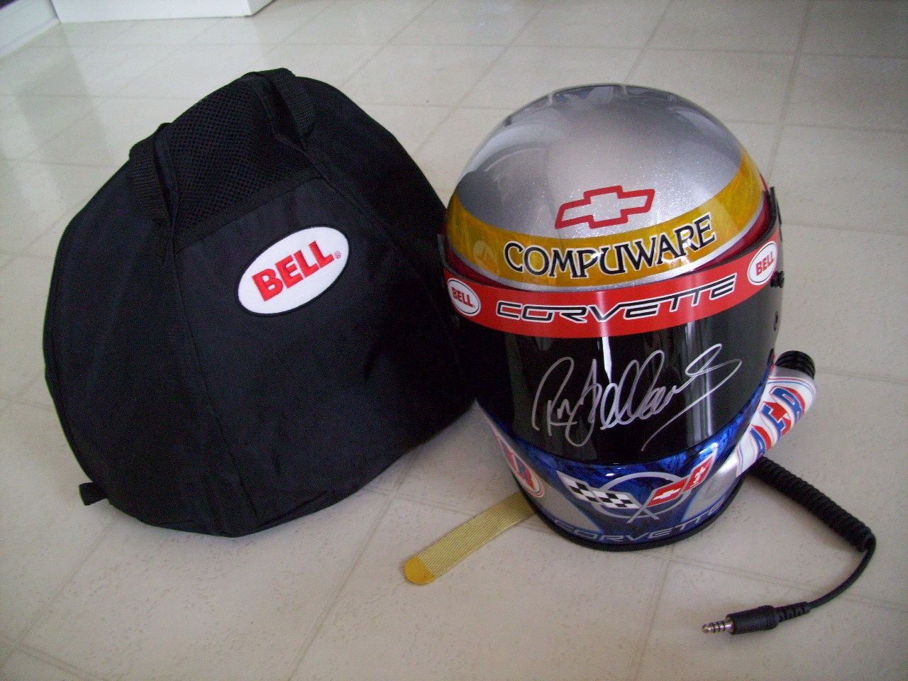 (SOLD) Ron Fellows signed race helmet - CorvetteForum - Chevrolet ...