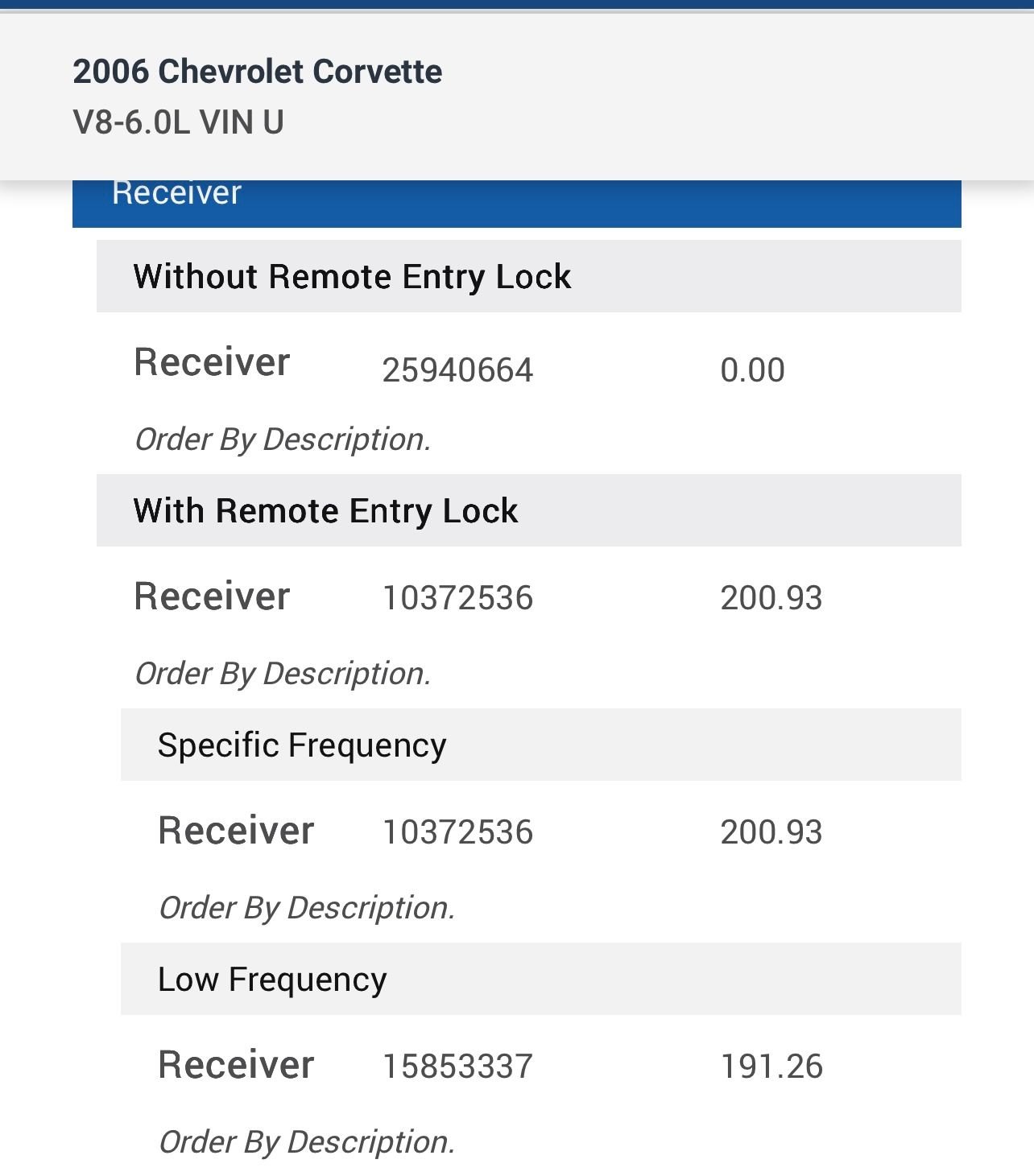 Replacement RCDLR problem - CorvetteForum - Chevrolet Corvette Forum ...