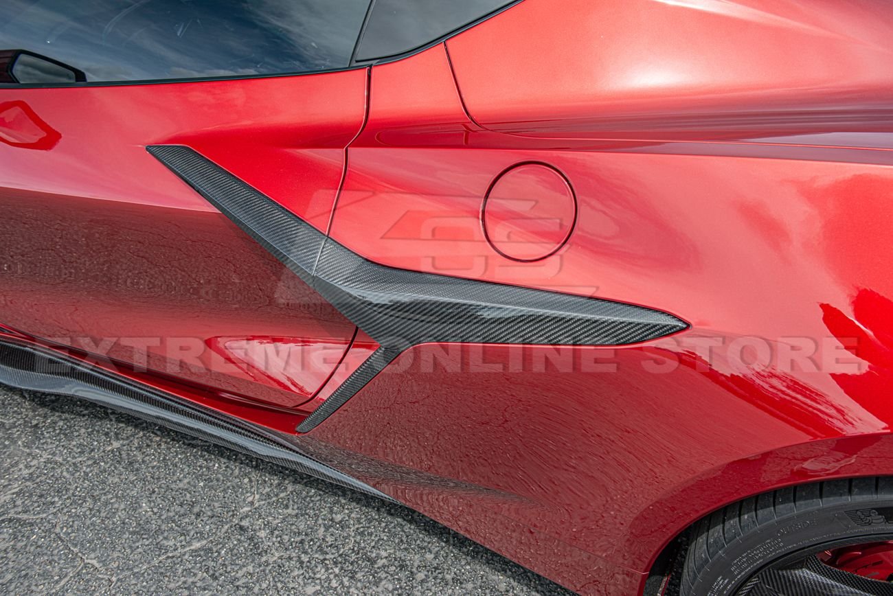 2020-Up Chevrolet Corvette C8 Z06 Carbon Fiber Side Fender Vent Door ...