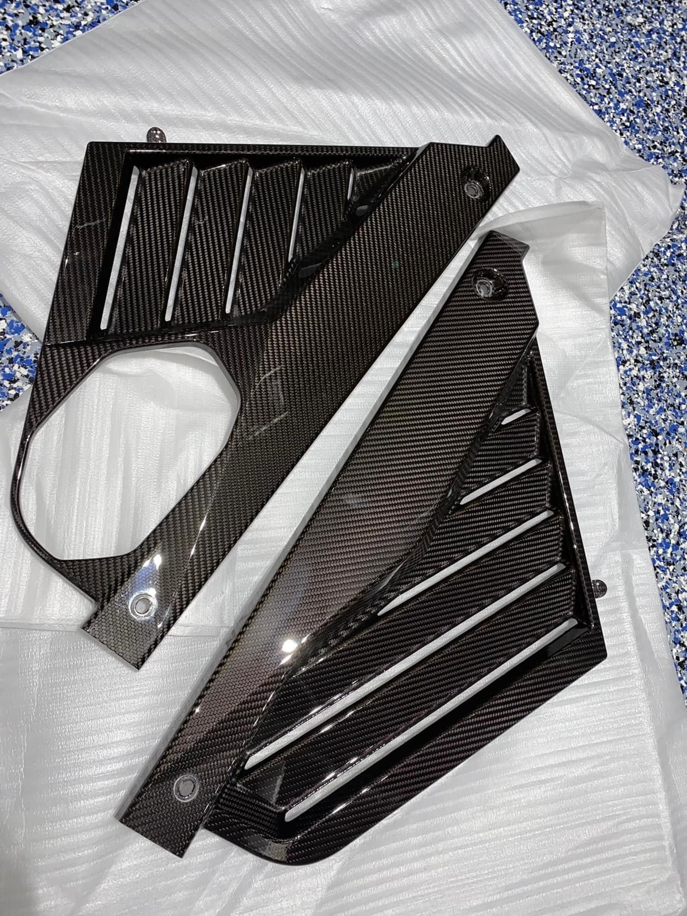 FS (For Sale) OE Carbon Fiber Appearance Package Side Panels ...