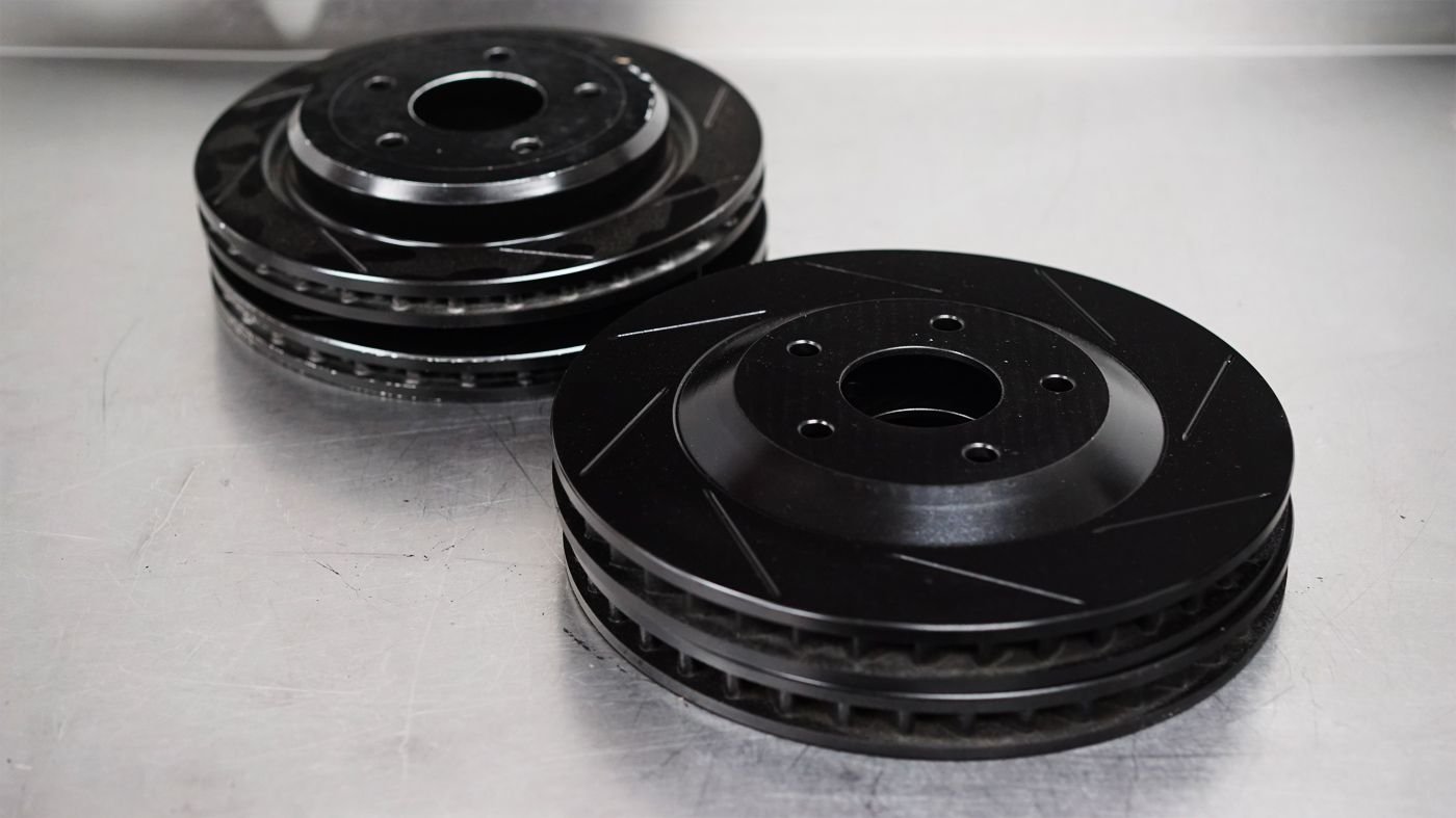 R1 Concepts Black Slotted Rotors (Brand New) - CorvetteForum ...