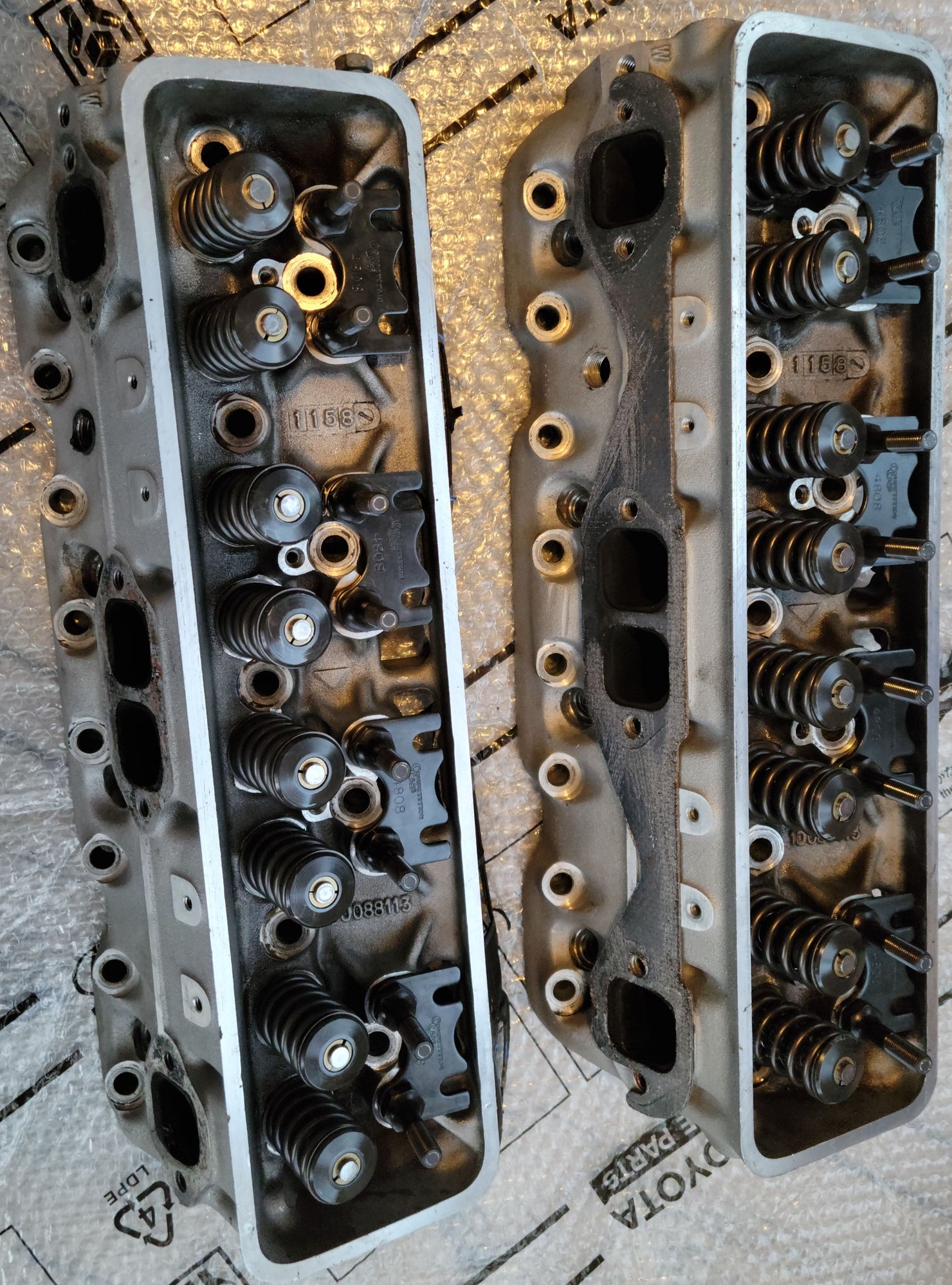 FS (For Sale) SBC Aluminum Heads 10088113 Ported (Extrude Honed ...