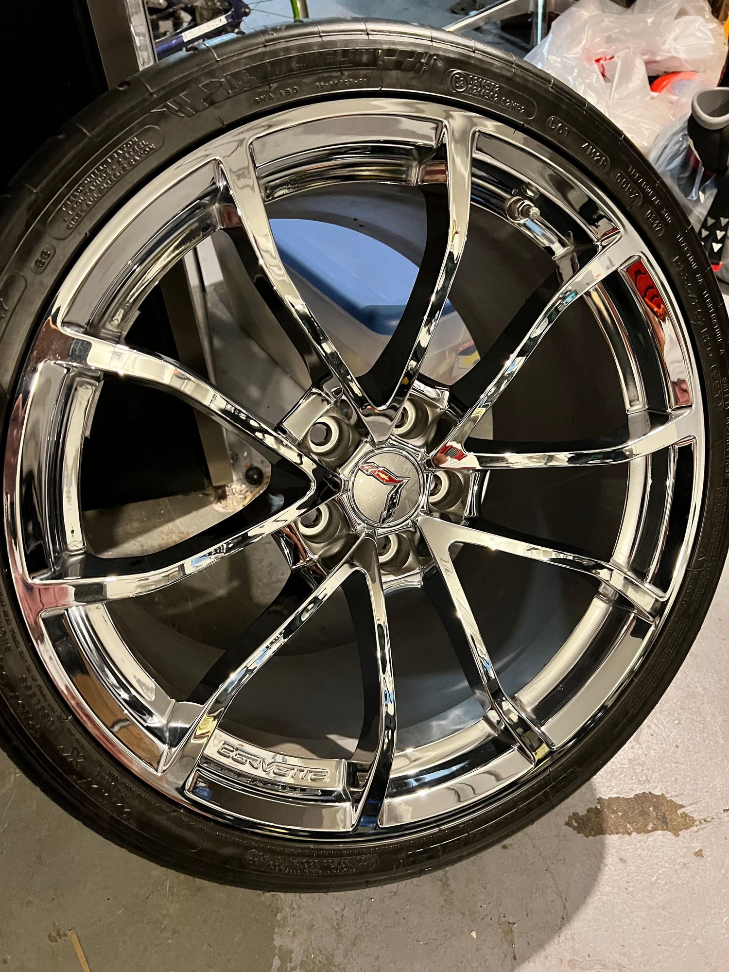 FS (For Sale) Grand Sport OEM Chrome wheels and tires - CorvetteForum ...