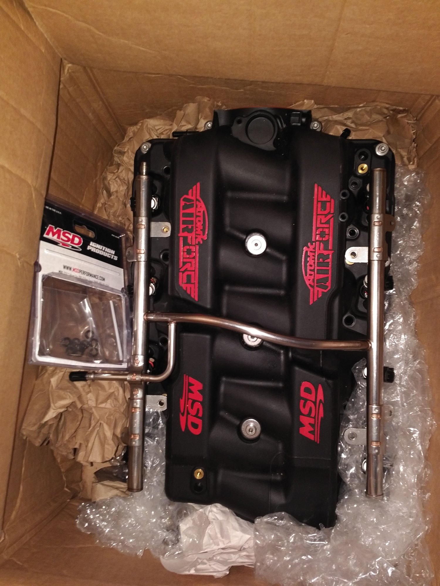 FS (For Sale) MSD Atomic Intake Cathedral LS1 LS2 w/ Fuel Rail ...