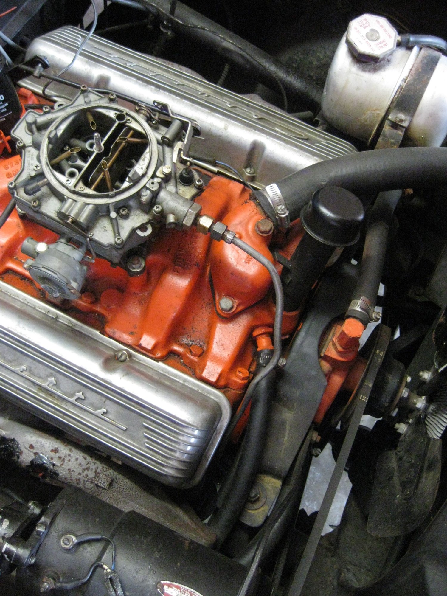 Edelbrock to stock 327 intake: What linkage and fuel lines ...