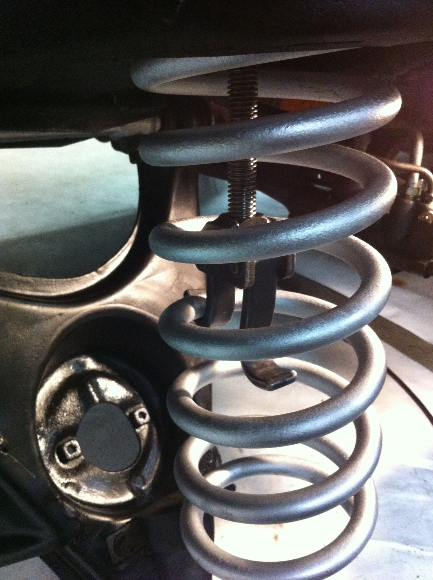 Here we go again... coil spring installation - CorvetteForum ...