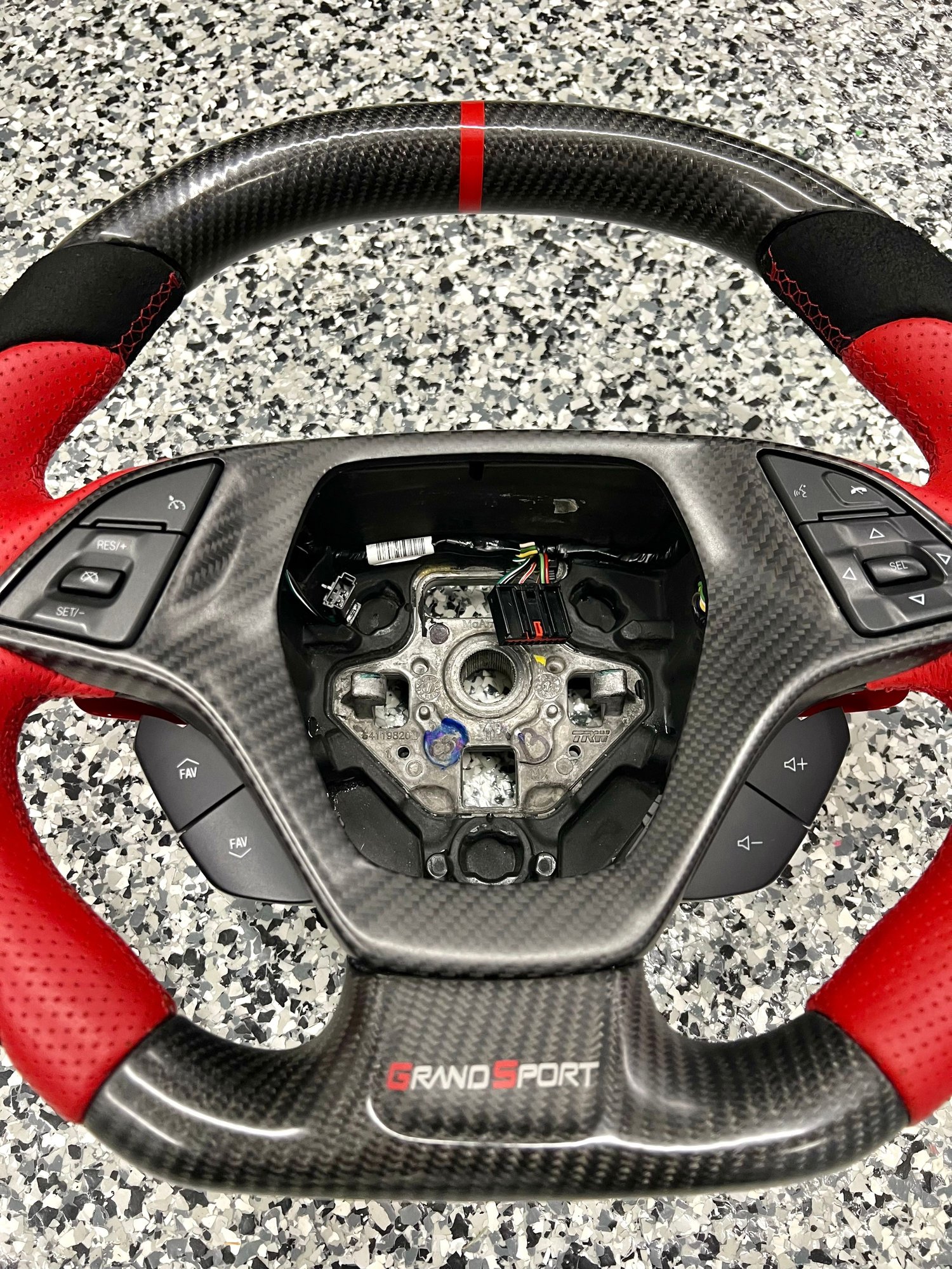 FS (For Sale) (SOLD) Carbon Fiber/Adrenaline Red Steering Wheel ...