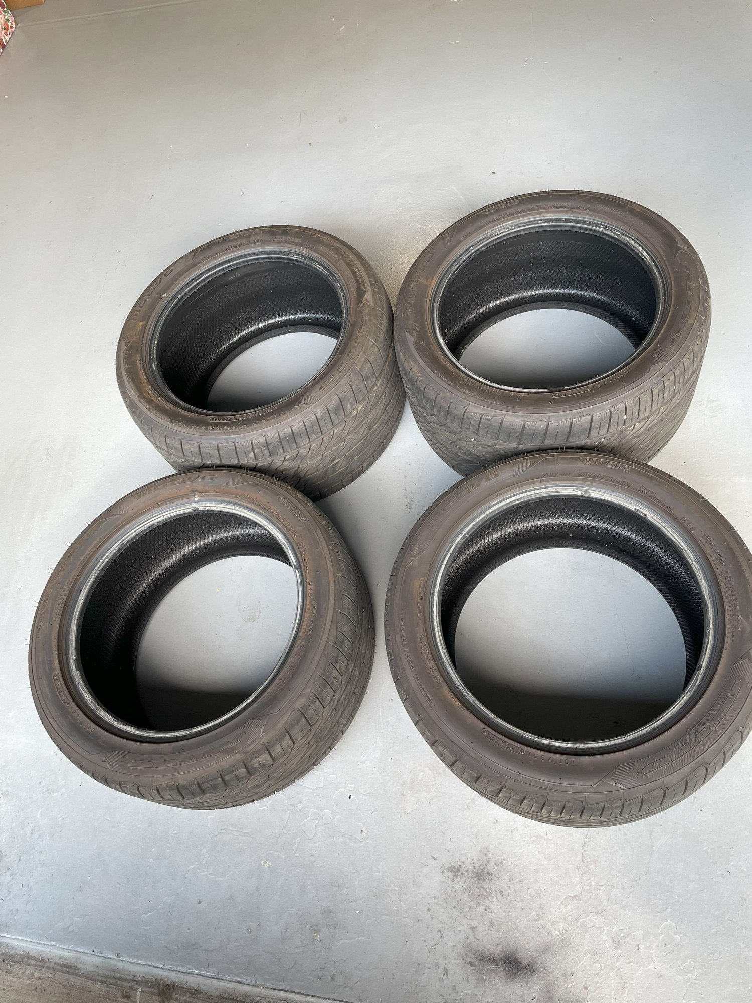 FS (For Sale) SOLD Nitto Motivo 275/40/ZR17 315/35/ZR17 Like New ...