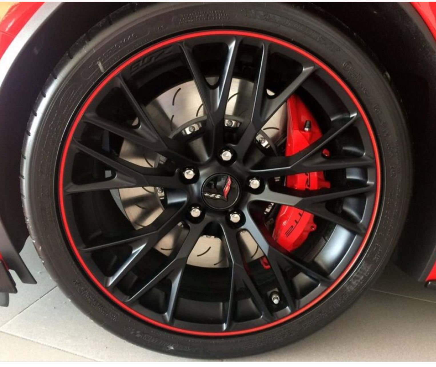 Cleaning wheels with red stripe - CorvetteForum - Chevrolet Corvette ...