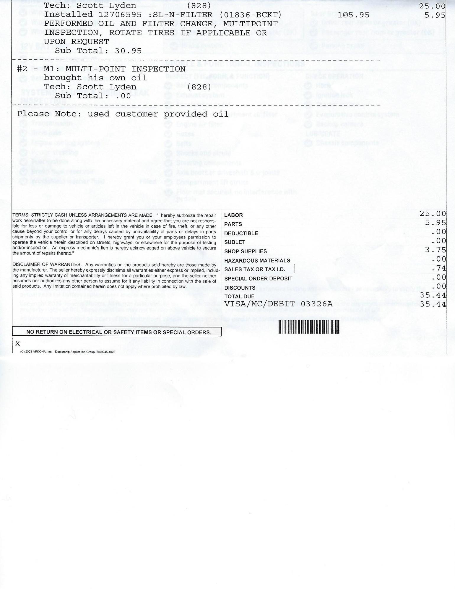 Oil Change Cost Doubled for Z51 - Page 2 - CorvetteForum - Chevrolet ...