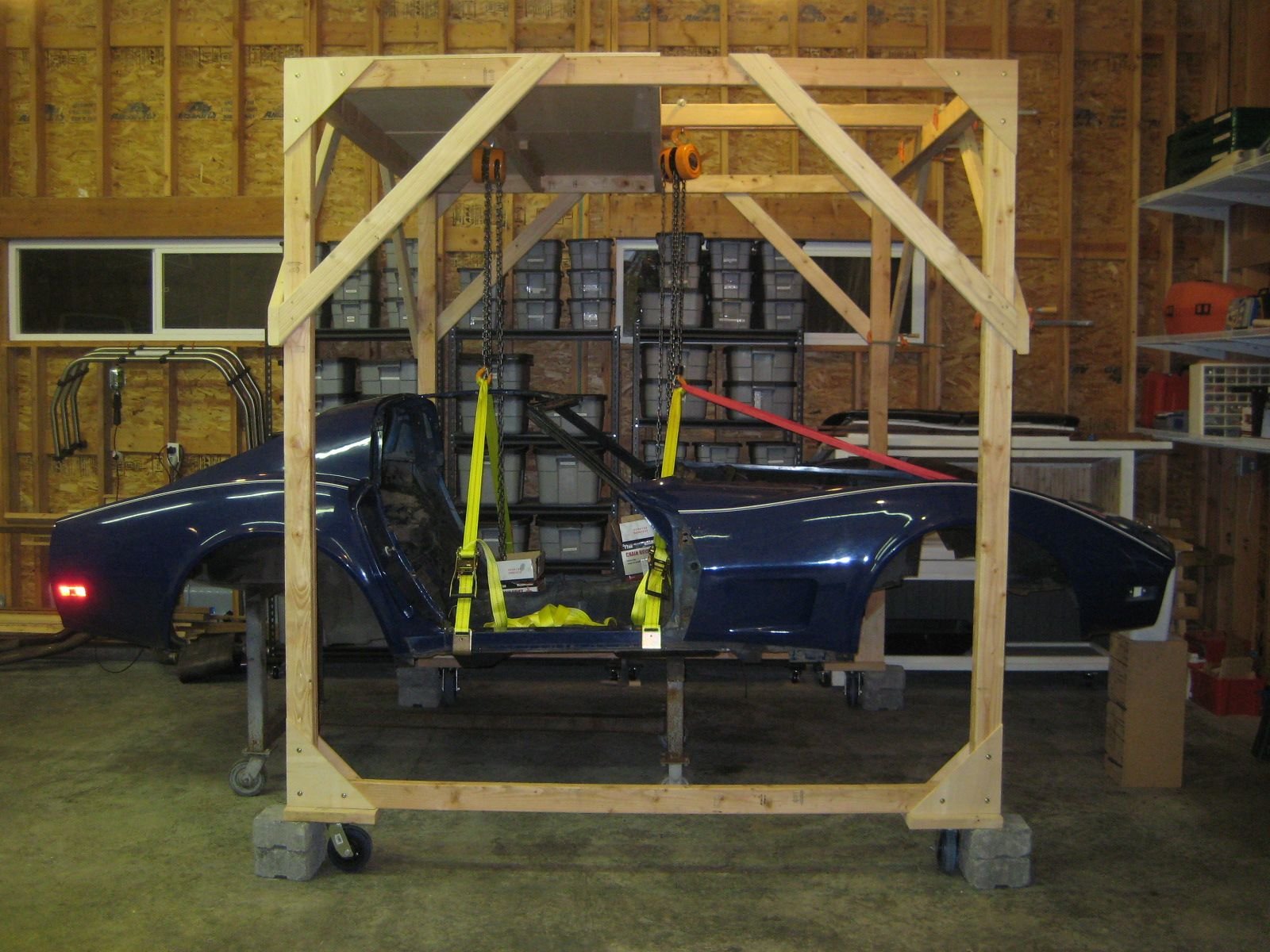 How to carefully lift the body from the frame - CorvetteForum ...