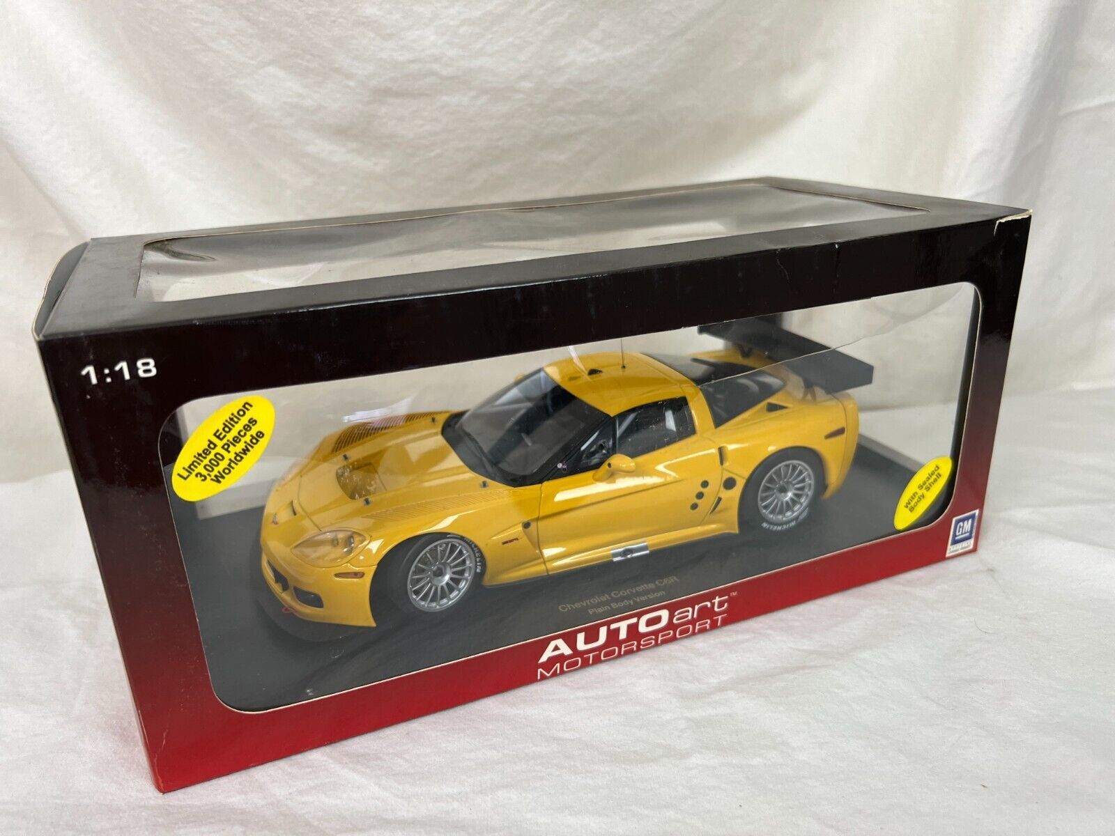 FS: AutoArt 1:18 C6R Z06 Plain Version Velocity Yellow NIB ...
