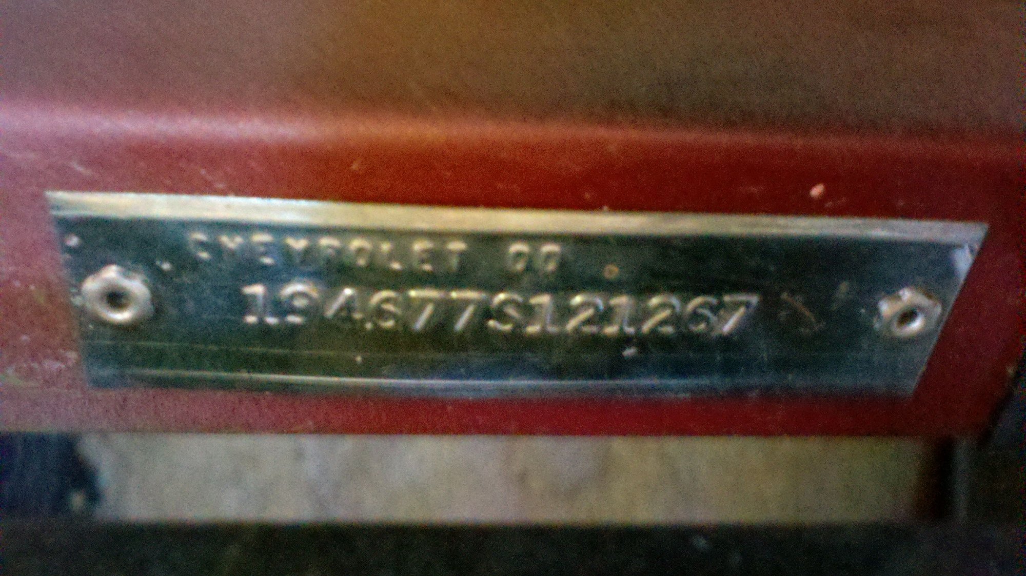 Trim Tag And VIN tag authenticity. - CorvetteForum - Chevrolet Corvette ...