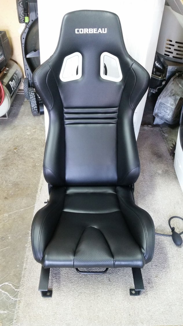 Corbeau Evolution X seat installed...Best mod you can do ...