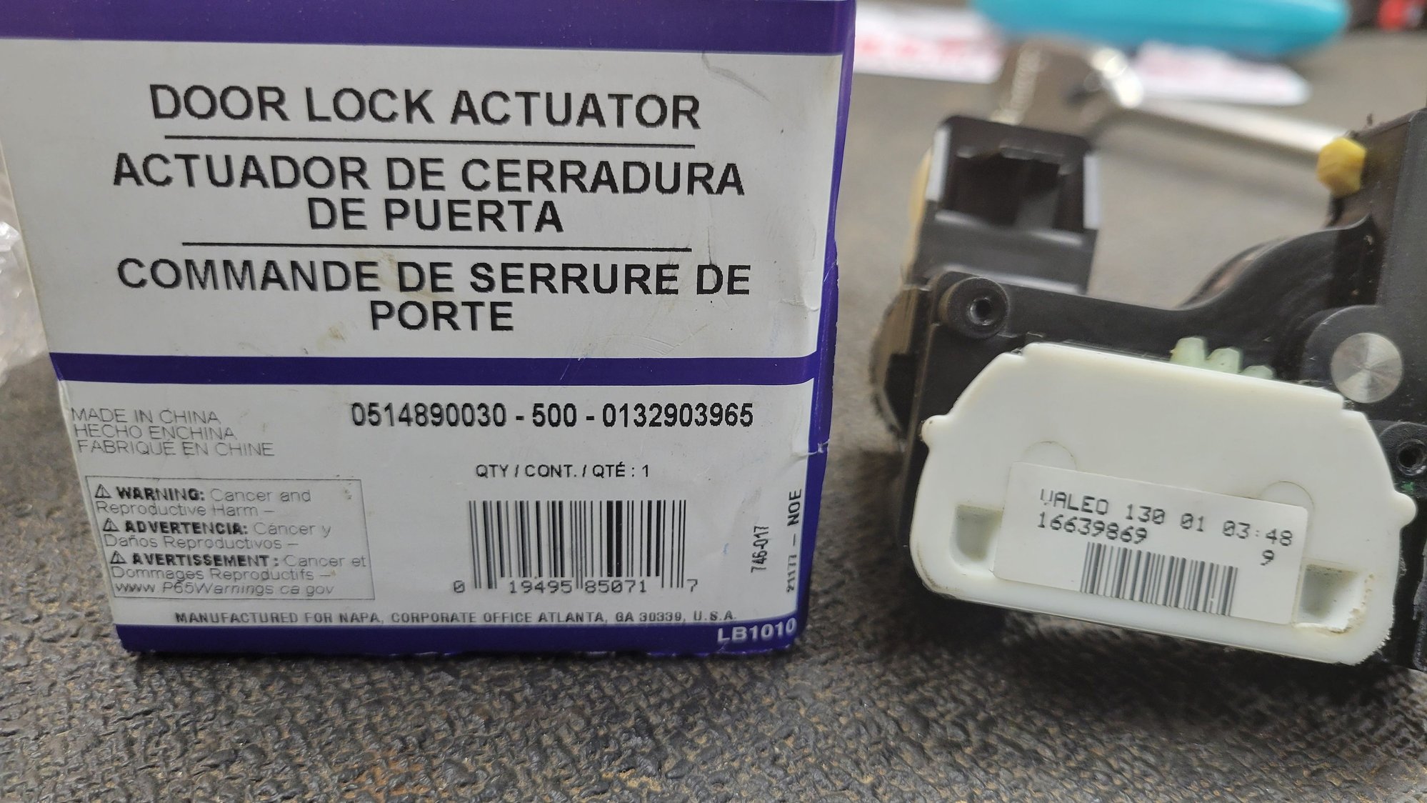 FS (For Sale) C5 Driver's Side Door Lock Actuator - CorvetteForum ...