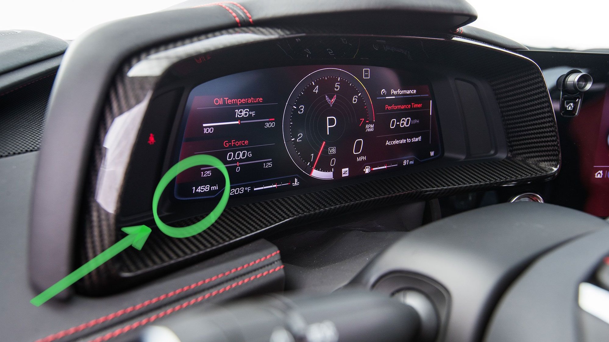 2022 C8 Odometer location - CorvetteForum - Chevrolet Corvette Forum ...