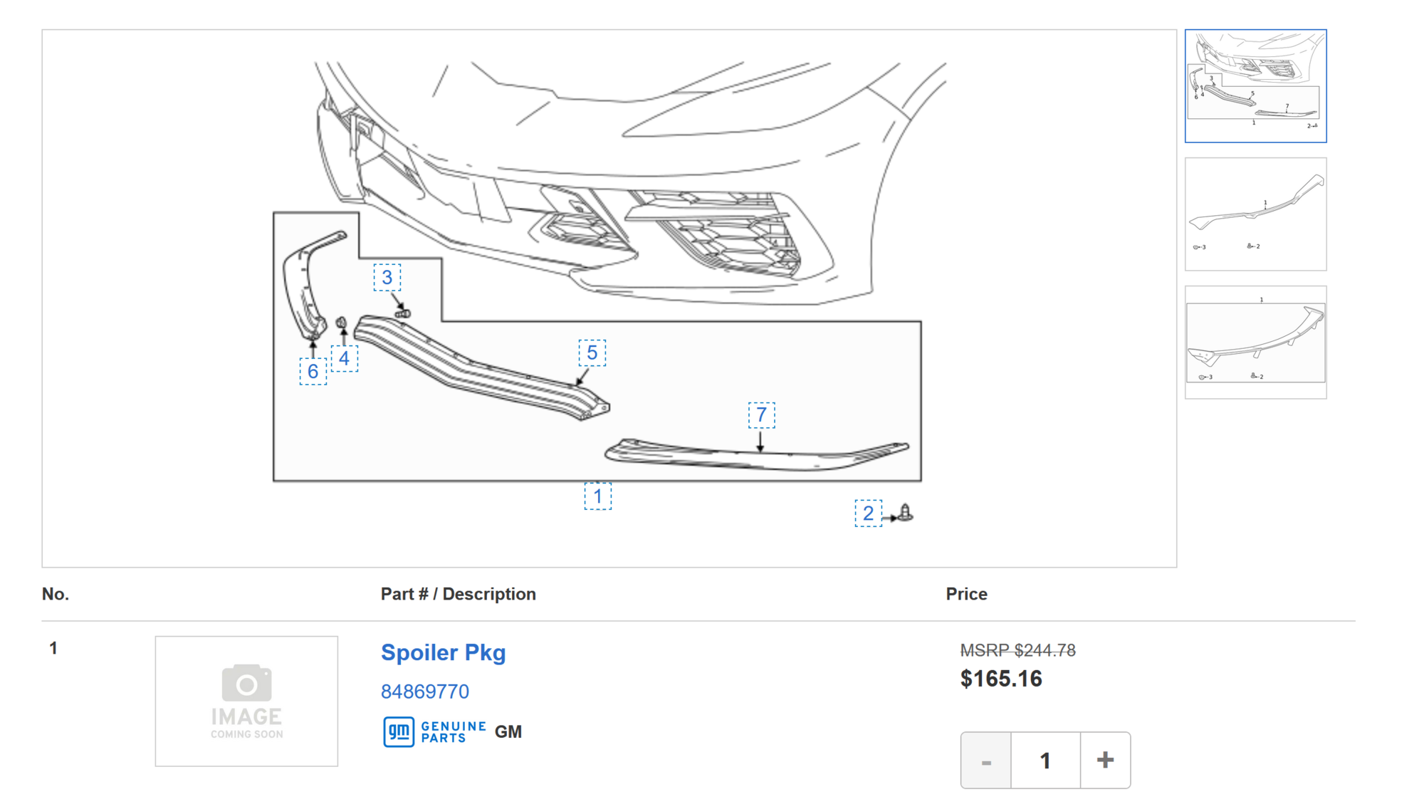 Anyone know the P/N for the 2025 Z51 front splitter? - CorvetteForum ...