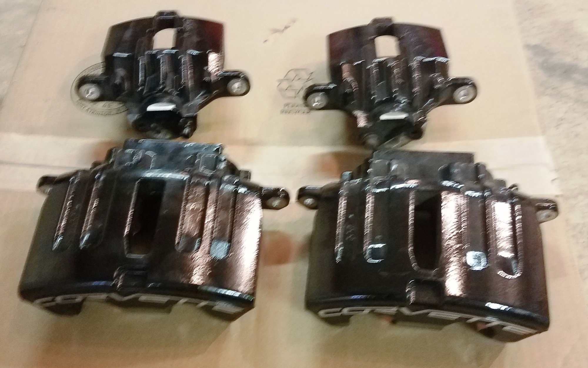 FS (For Sale) C6 Z51 OEM Black powder coated Brake calipers and ...