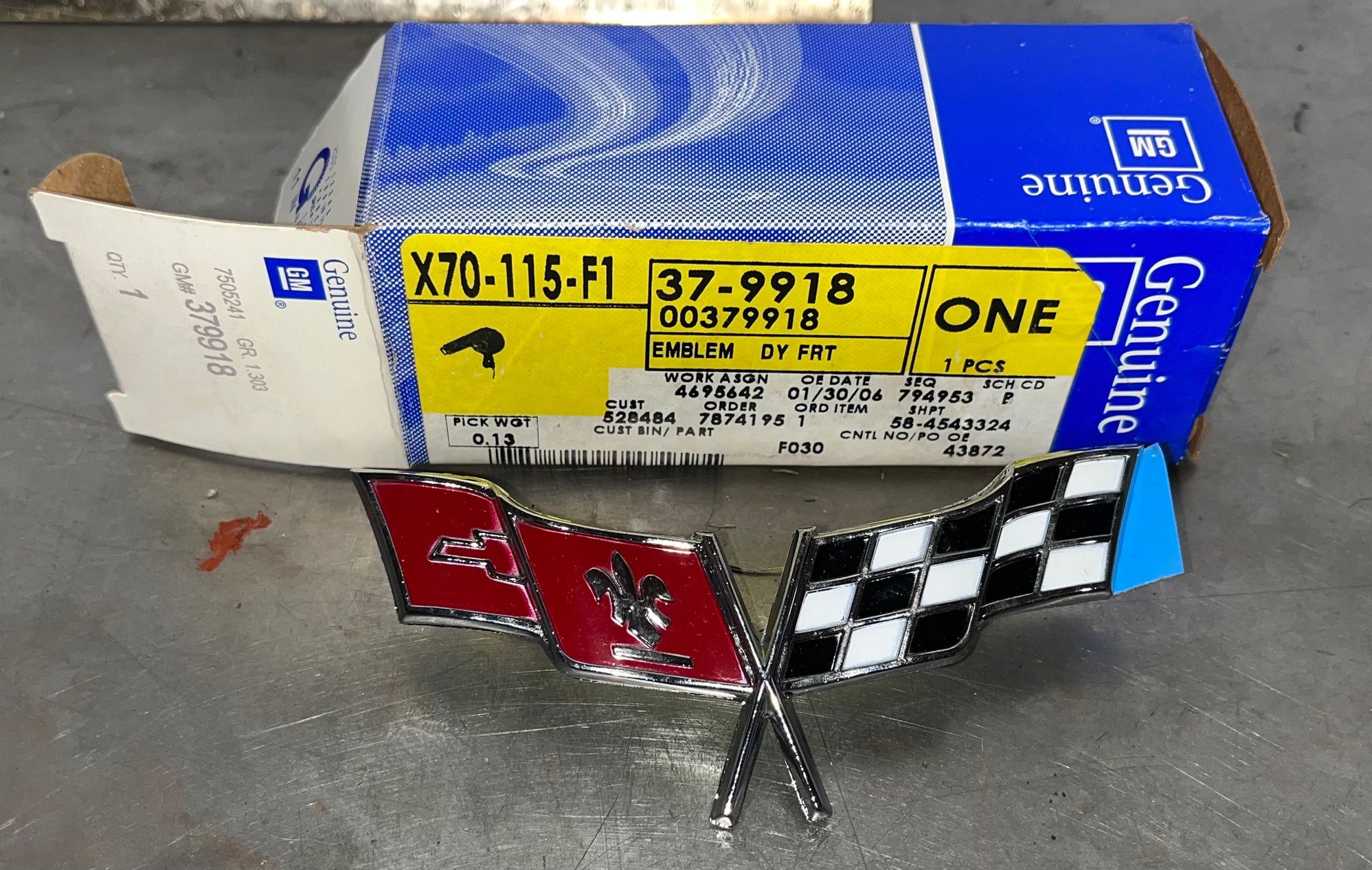 FS (For Sale) 1977 - 1979 Nose Emblem - CorvetteForum - Chevrolet ...