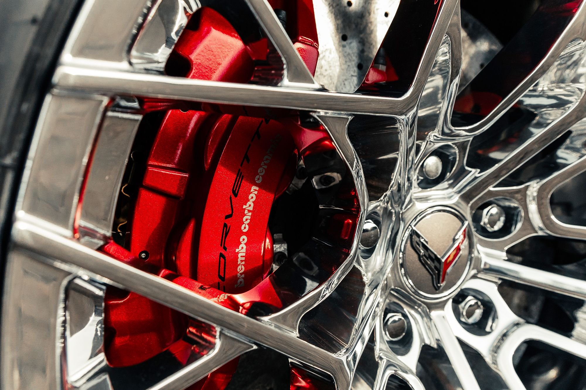 Lowered Twin Turbo Corvette C8 Z06 - CR1 Forged Wheels Photoshoot ...