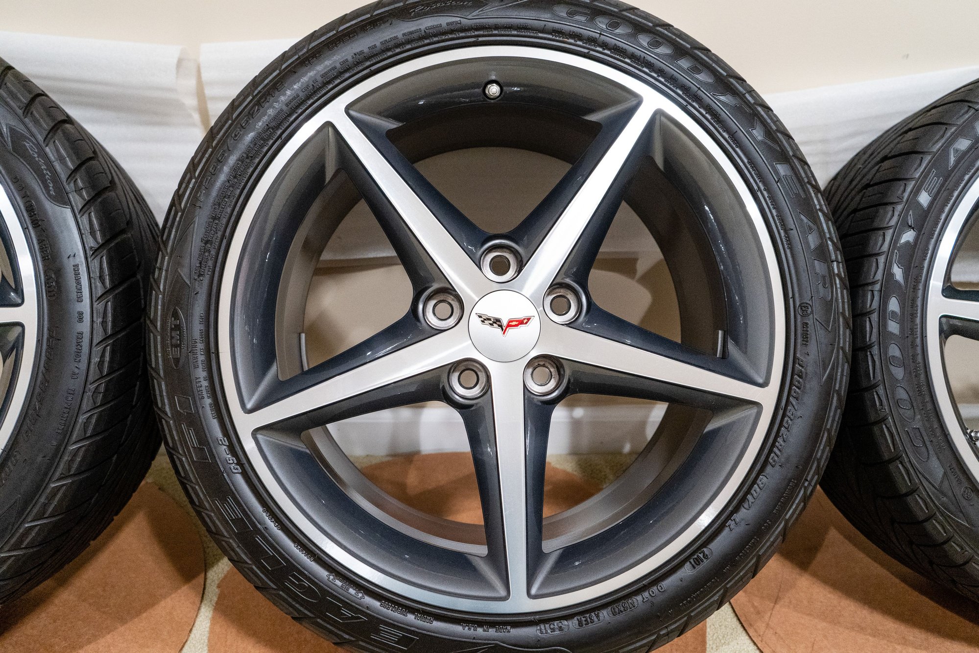 FS (For Sale) 2012 C6 corvette OEM wheels and Tires - CorvetteForum ...