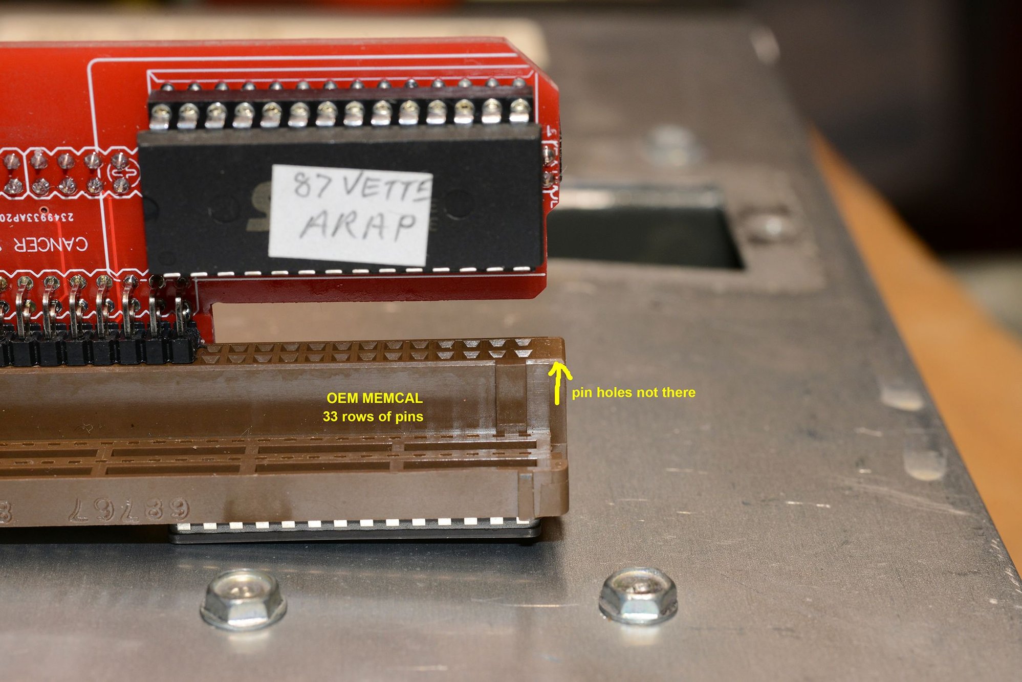 Trying to read chip data, is 87 memcal 27C128 ? - CorvetteForum ...
