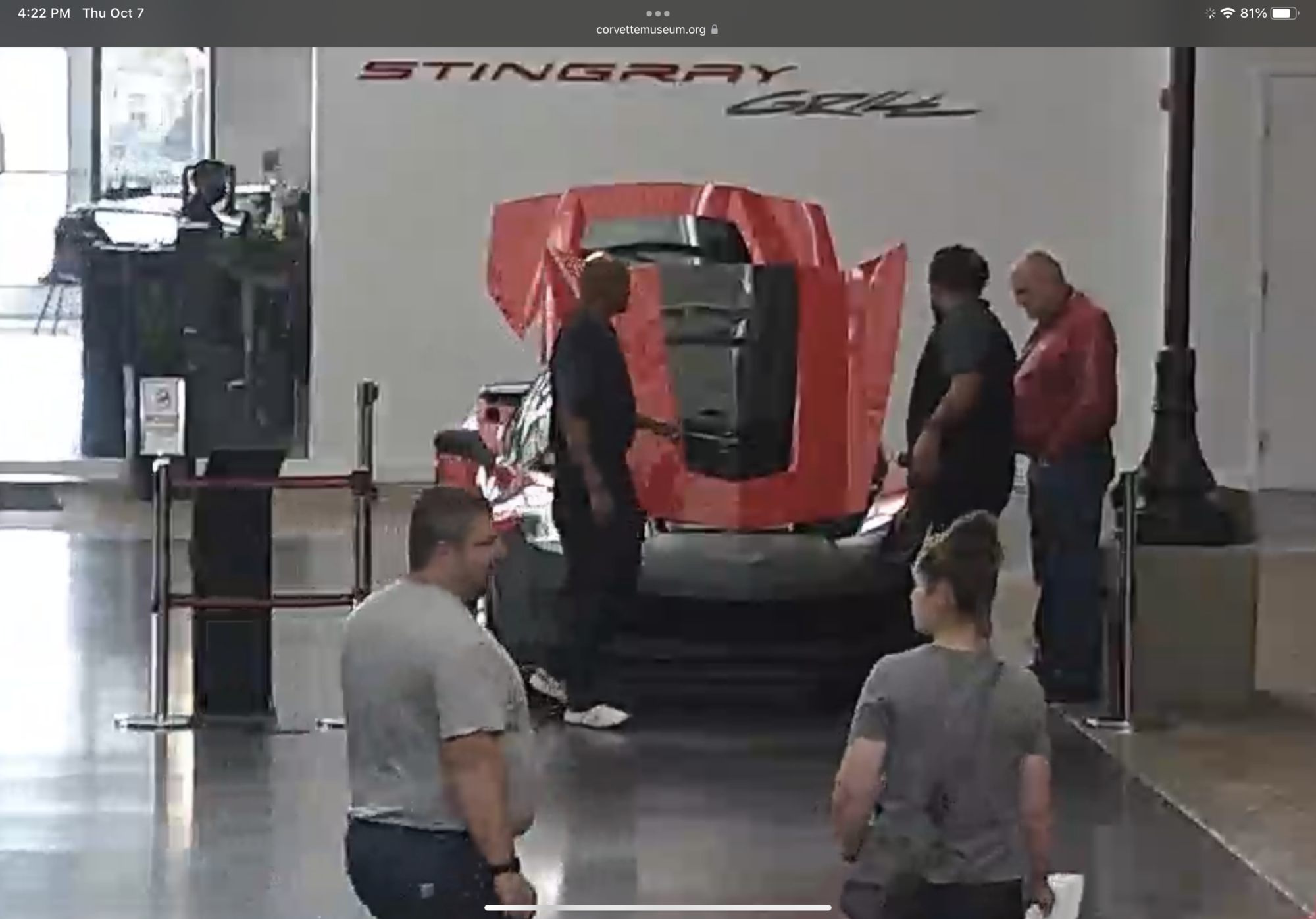 Frunk is hinged from the front at CM today. - CorvetteForum - Chevrolet ...