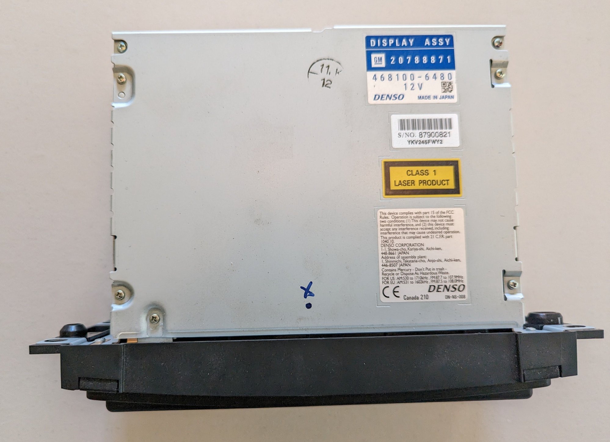 FS (For Sale) 2009 Corvette ZR1 OEM Stereo Head Unit and Navigation ...