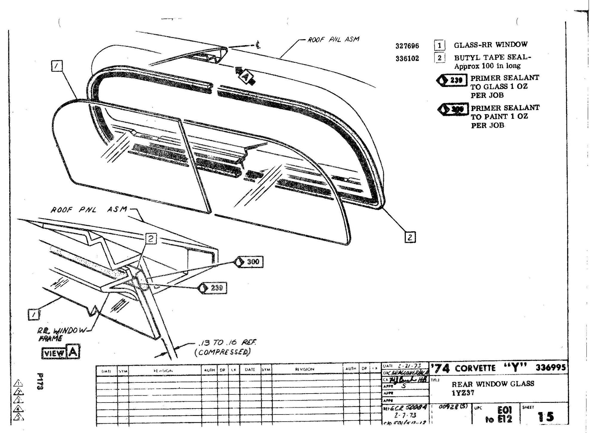 1973 Corvette Rear Glass removal. - CorvetteForum - Chevrolet Corvette ...