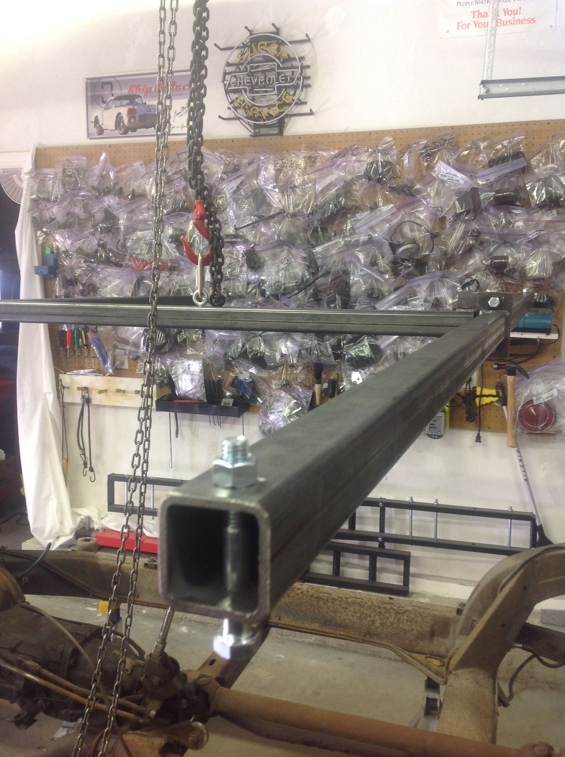 FS: Hoist and "H" frame for body lift - CorvetteForum - Chevrolet ...