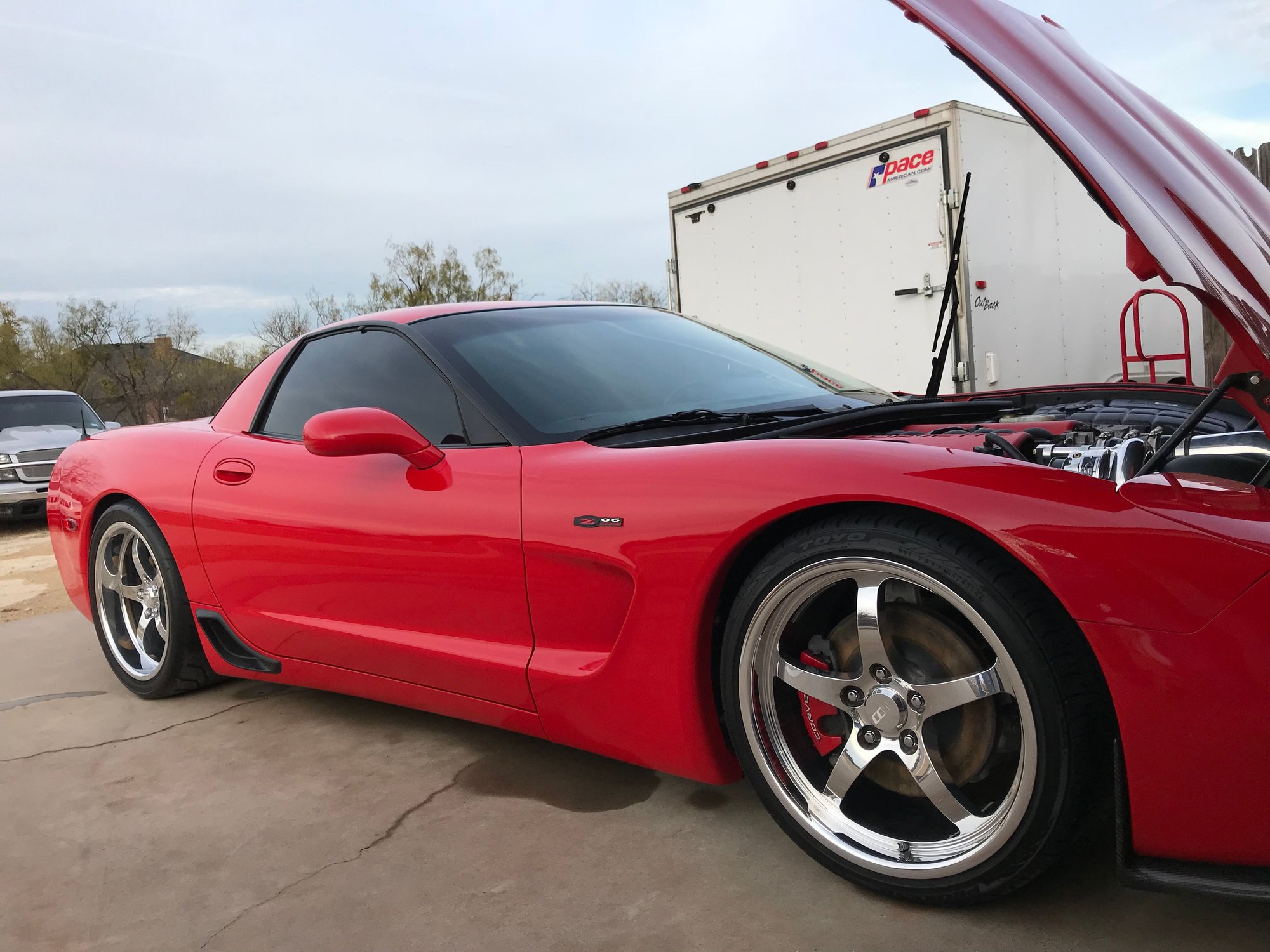 FS (For Sale) mint torch red blown c5z on CCWs Texas - CorvetteForum ...