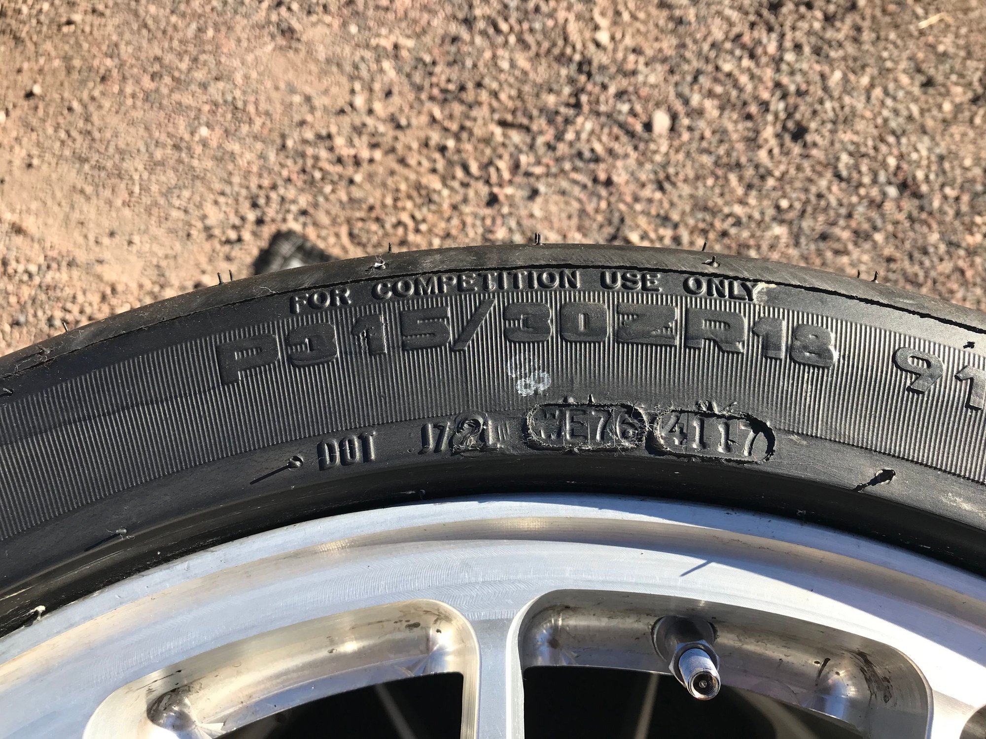 FS (For Sale) CCW C14 wheels, 18x11 & 18x13 with new Hoosier R7 for C6 ...