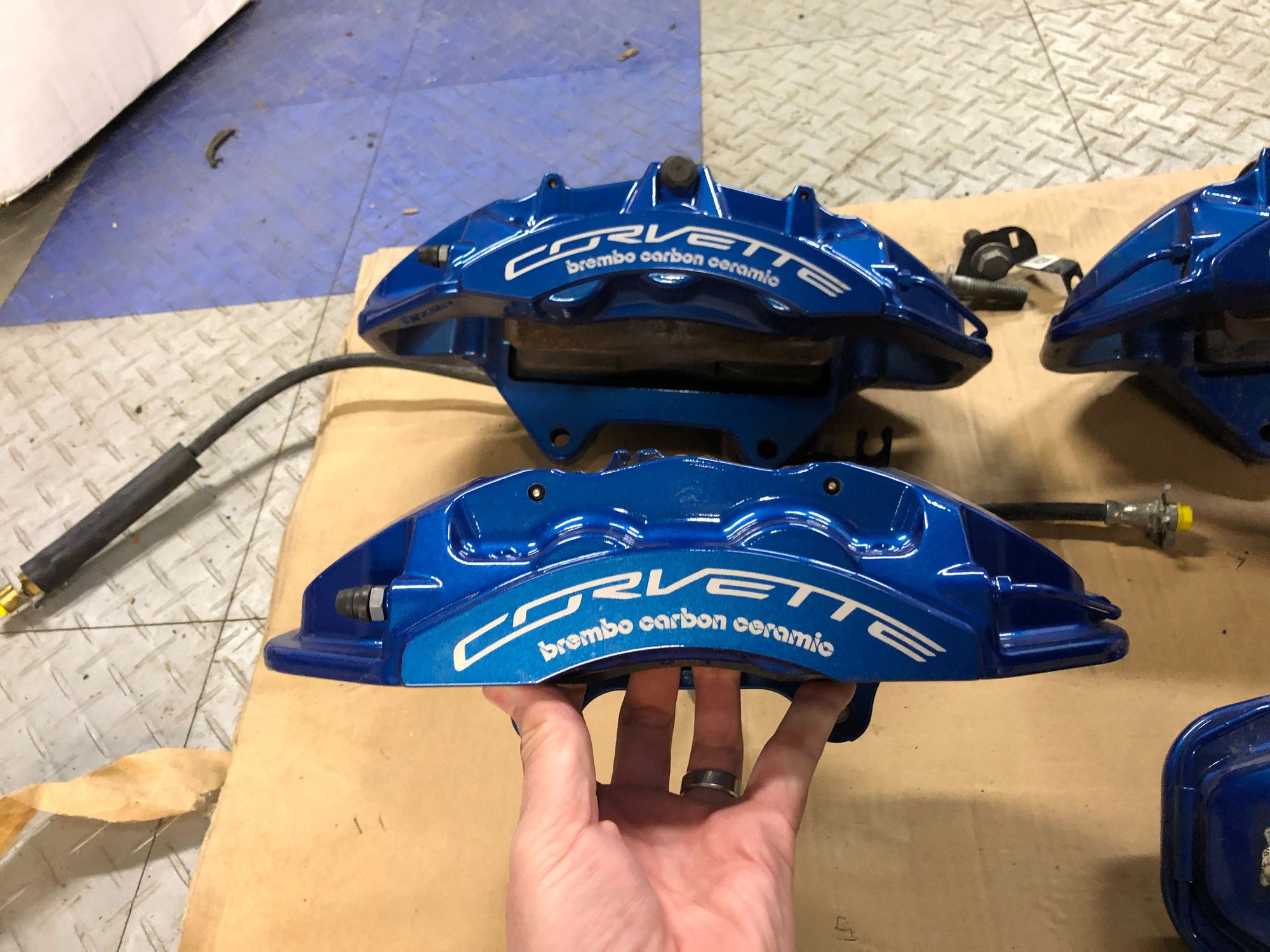 FS (For Sale) Complete C7 ZR1 Carbon Ceramic Brake Kit - CorvetteForum ...