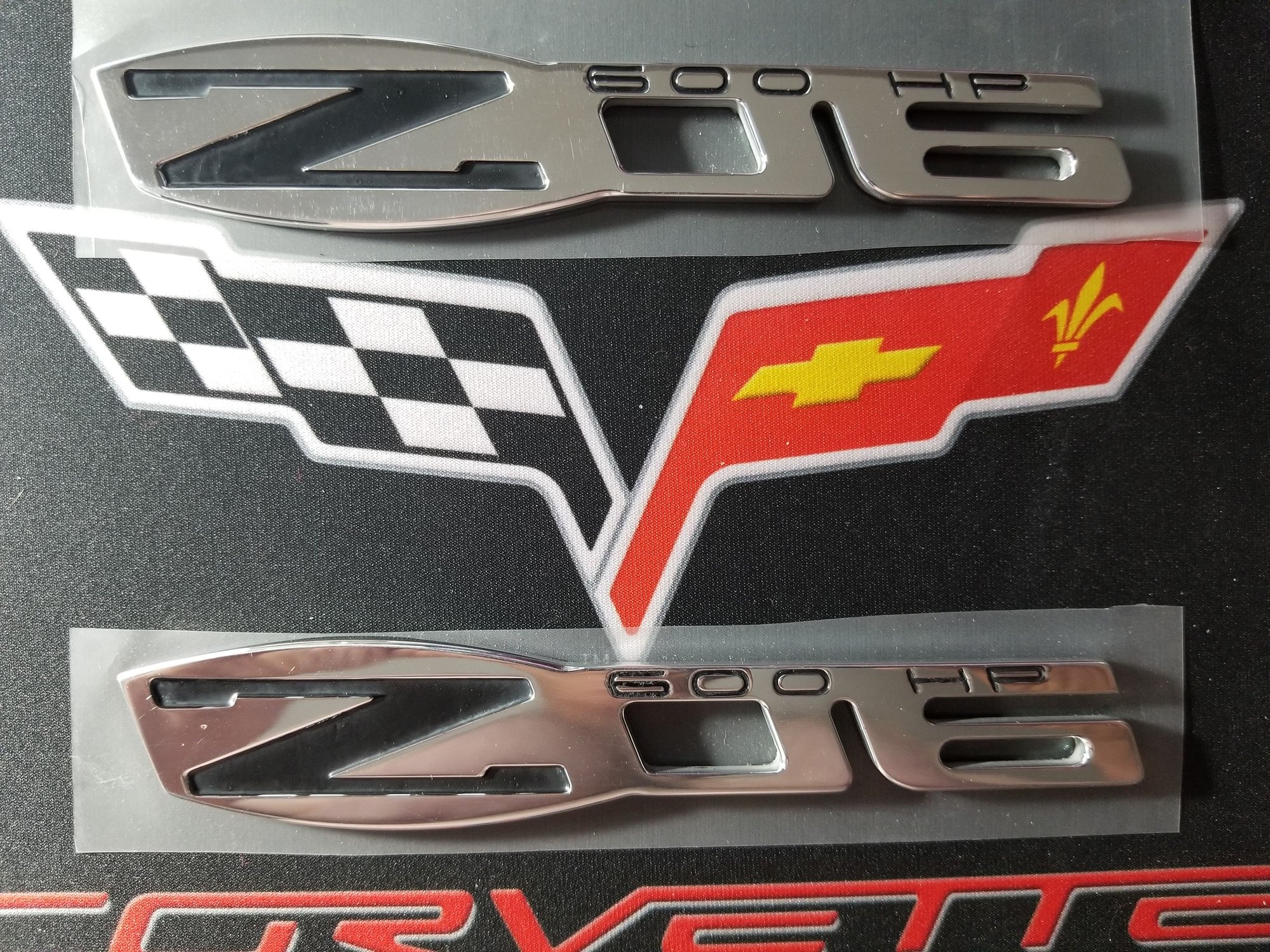 FS (For Sale) Custom billet Z06 fender badges - CorvetteForum ...