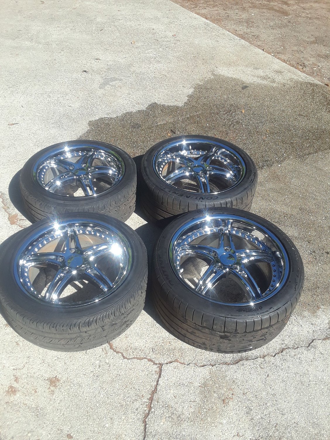 FS (For Sale) Chrome sr1 Bullet wheels and tires (18/19 ...