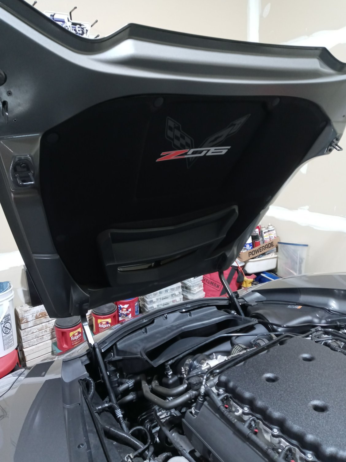 Installed a 17'+ hood liner. - CorvetteForum - Chevrolet Corvette Forum ...
