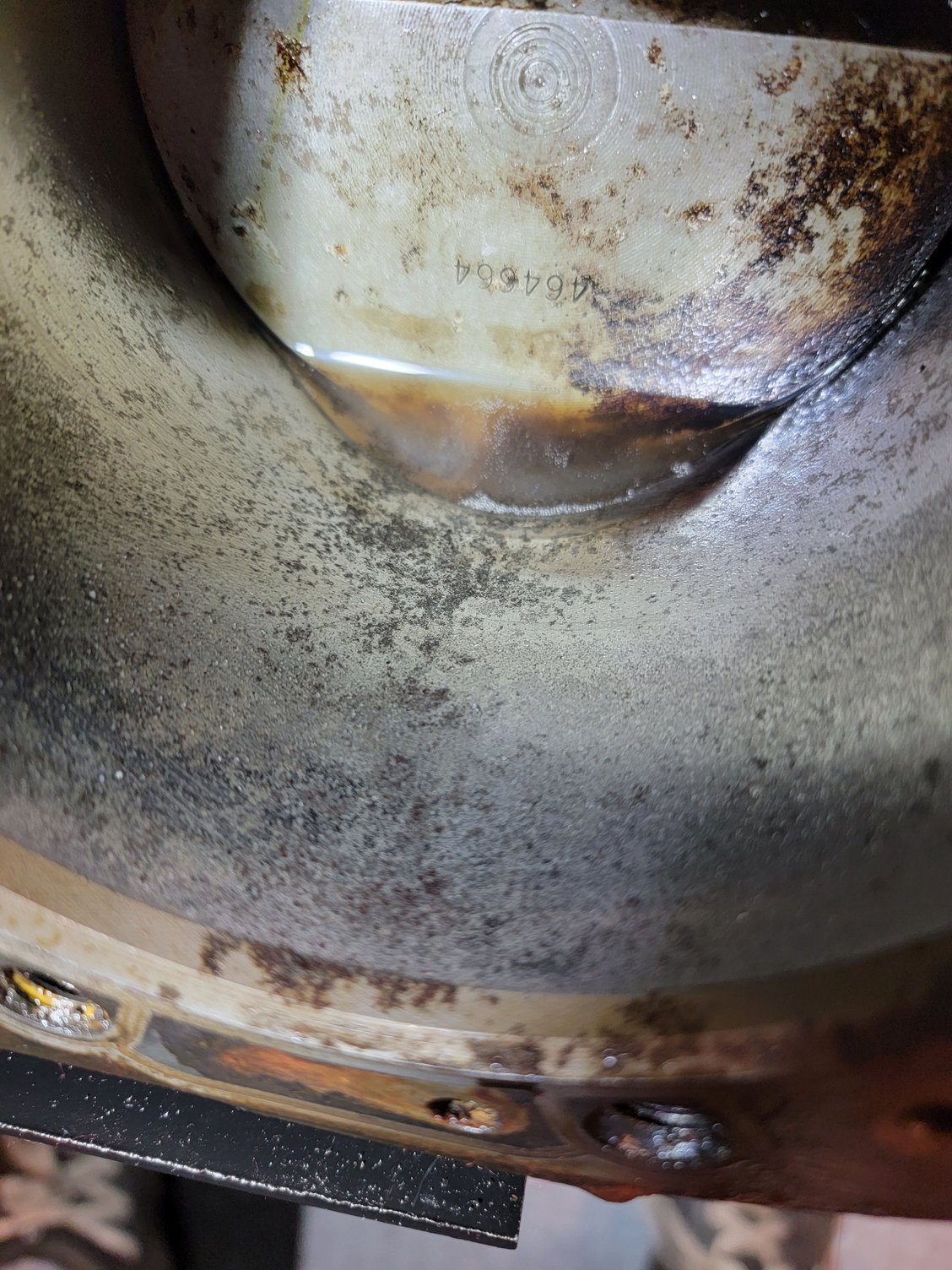 Cylinder Bore rust, how bad is this? - CorvetteForum - Chevrolet ...