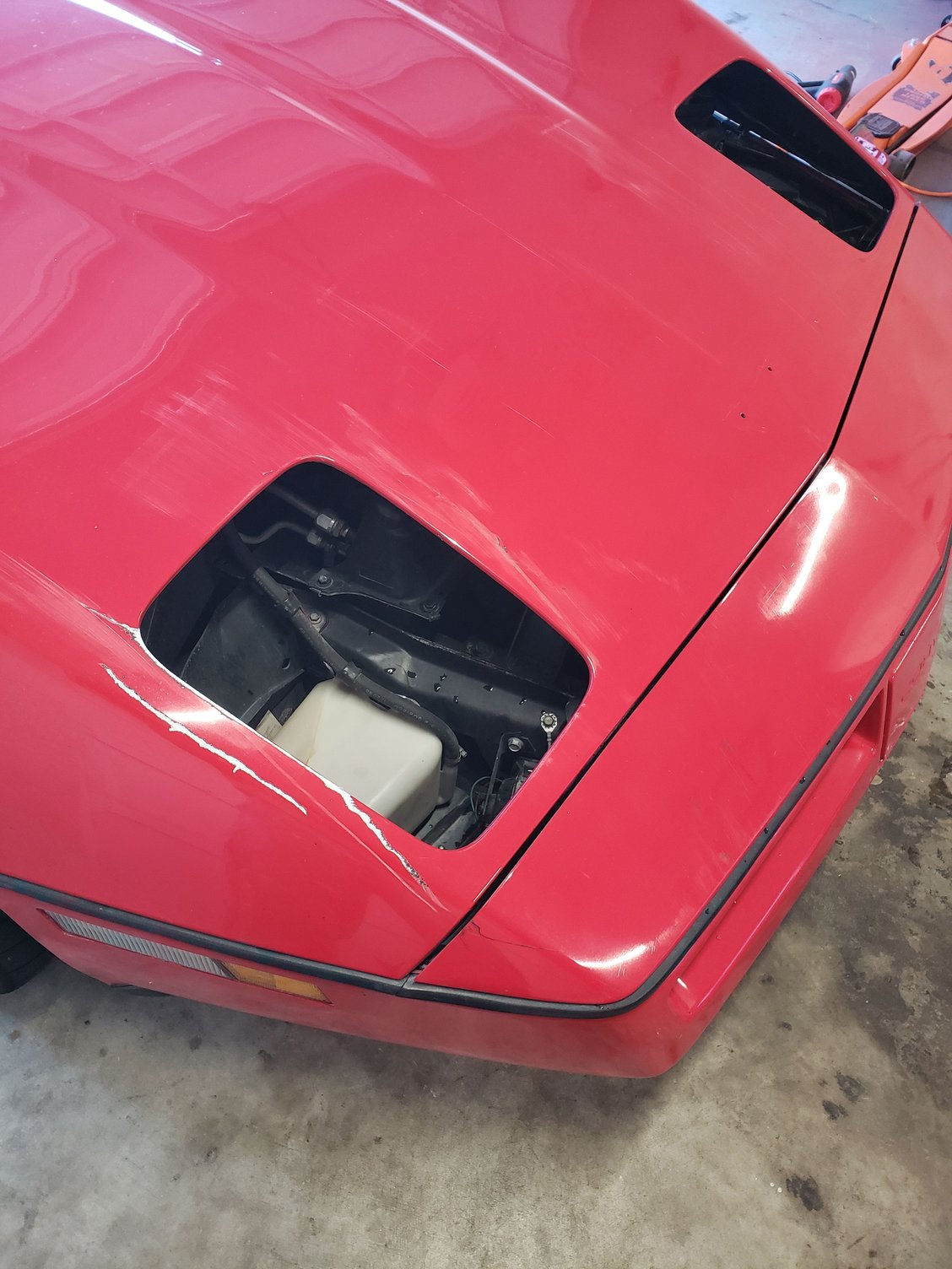 Hood SMC Crack Gouge Paint Repair Blend Clear Fiberglass Primer Sand ...